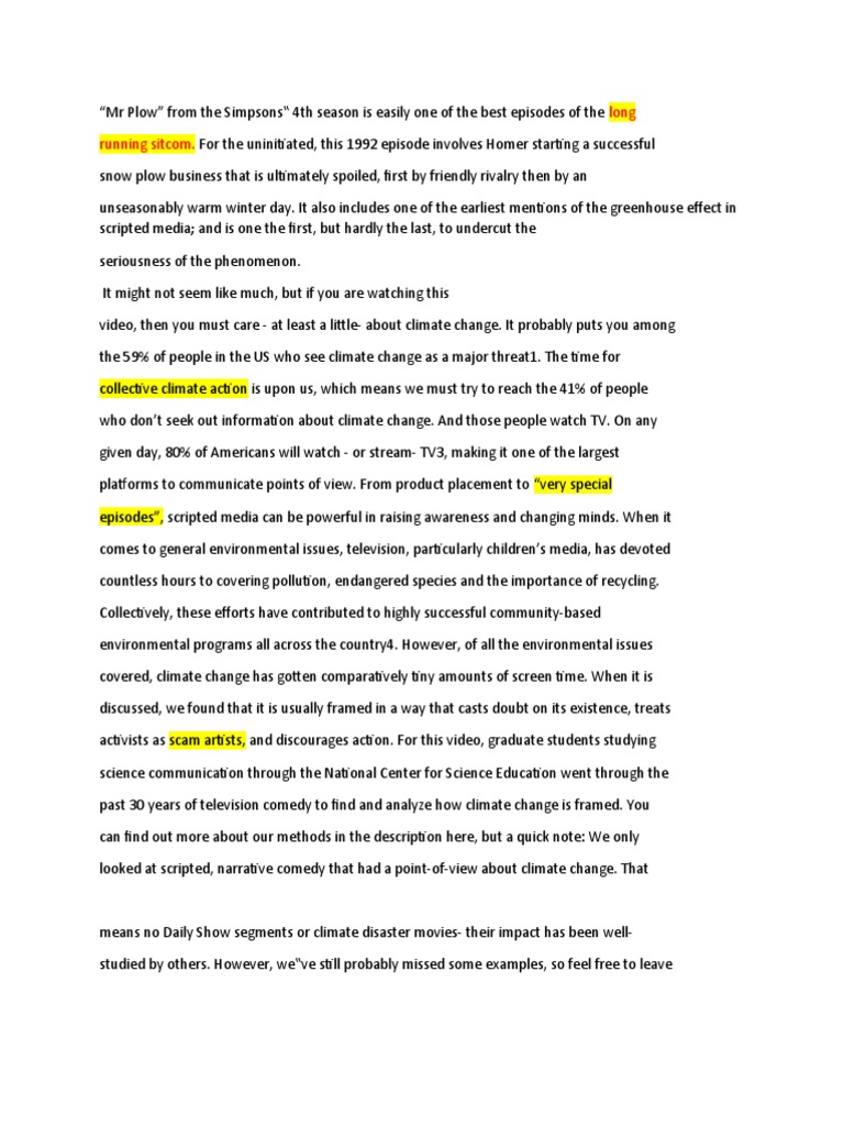 Emc 6 LISTENING | PDF | Climate Change | Comedy