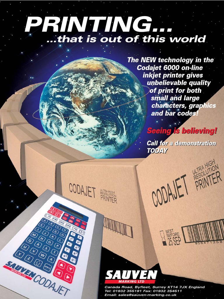 SauvenCodajetCJ6000 PDF | PDF | Printer (Computing) | Computing