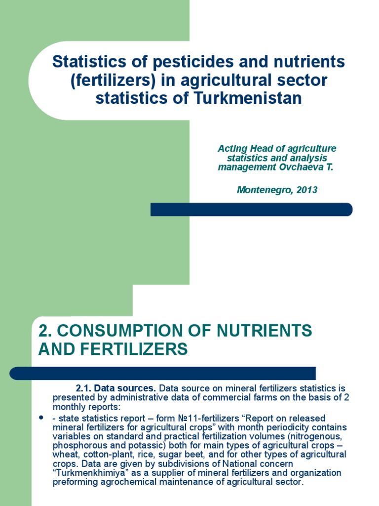 Eng Turkmenistan Pesticides and Fertilisers RU | PDF | Fertilizer | Agriculture