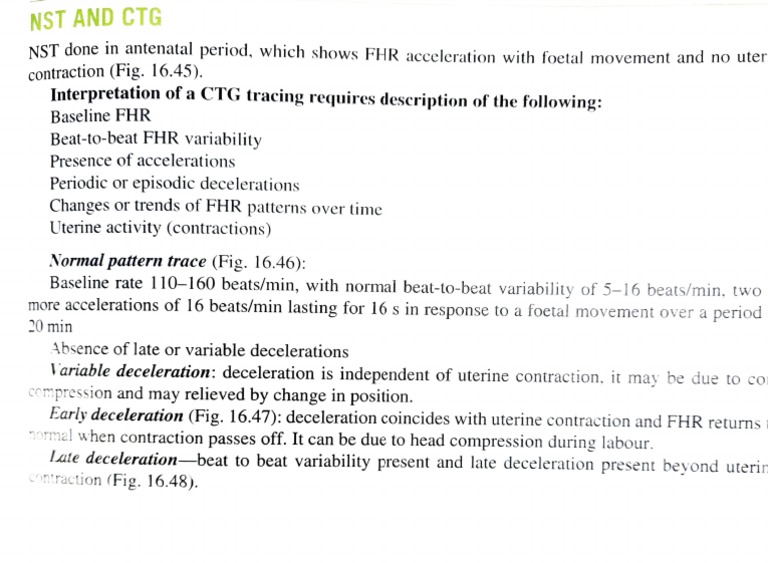 NST and CTG | PDF