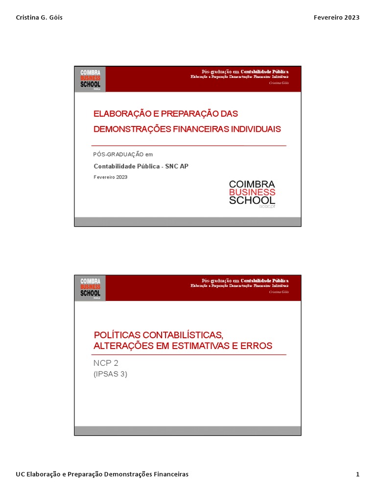 SNC Ap NCP 2 02 - 2023 | PDF | Contabilidade | Economia