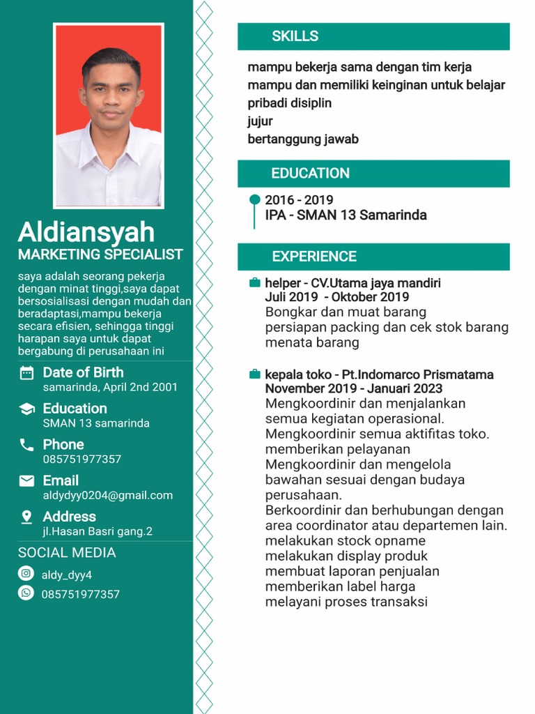CV Aldi PDF | PDF