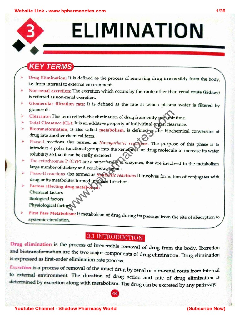 Elimination PDF | PDF | You Tube