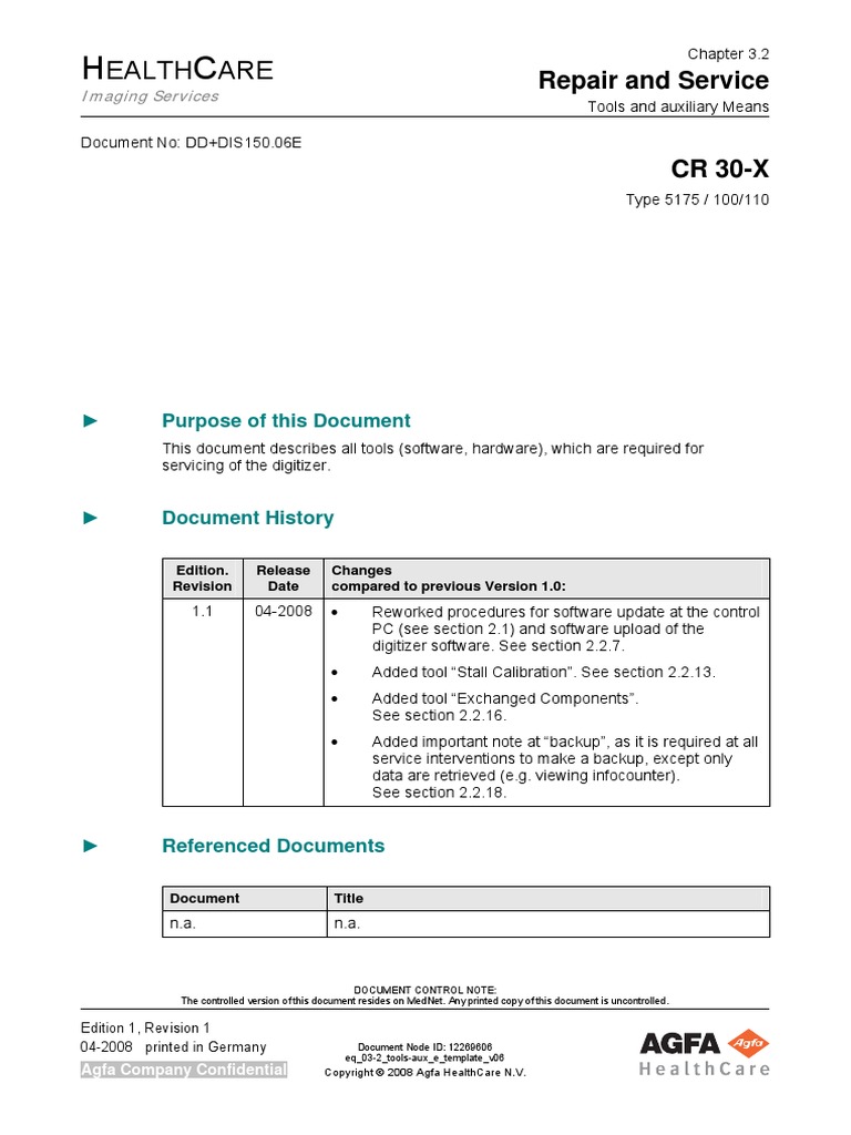 CR 30-X - Chapter 03.2 - Tools and Auxiliary Means 2.0 PDF | PDF | Version Control | Usb Flash Drive