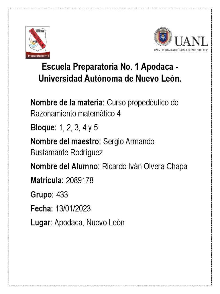 Rioch Ejercicios B12345 RM4 | PDF