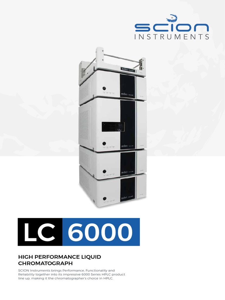 SCION LC 6000 HPLC Brochure 2022 PDF | PDF | High Performance Liquid ...