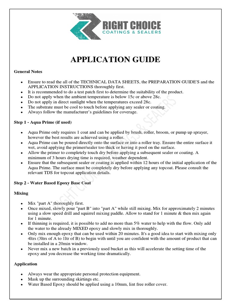 Epoxy Flake Flooring Application Guide | PDF | Epoxy | Building Engineering