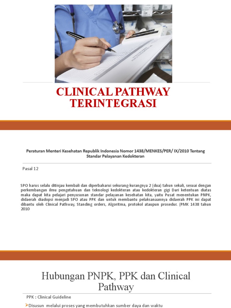Clinical Pathway Terintegrasi | PDF | Pengembangan Diri | Kesehatan Holistik