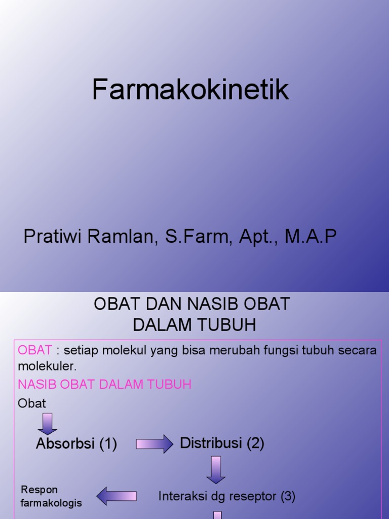 Farmakokinetik | PDF