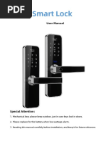 Manual of Smart Door Lock | PDF