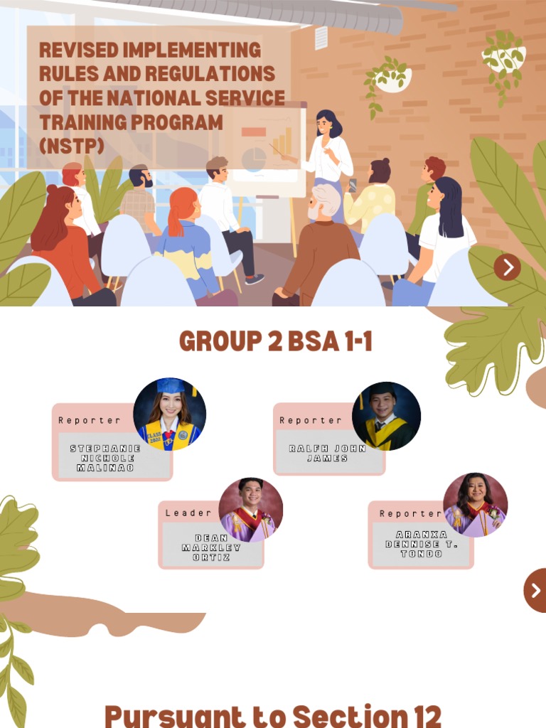 Group 2 PPT NSTP PDF | PDF | Reserve Officers' Training Corps | Government