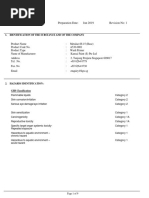 SDS Wash & Walk EcoLab | PDF | Toxicity | Personal Protective Equipment