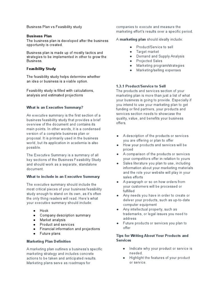 WEEK 1 5 Feasibility Study | PDF | Marketing | Forecasting