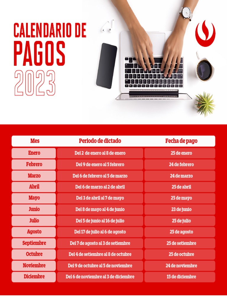 Upc Calendario de Pagos 2023 | PDF