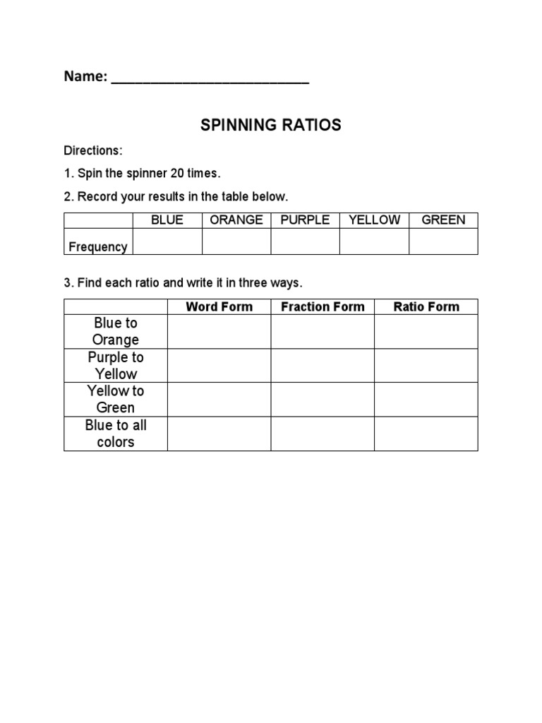 Spinning Ratio | PDF | Wellness