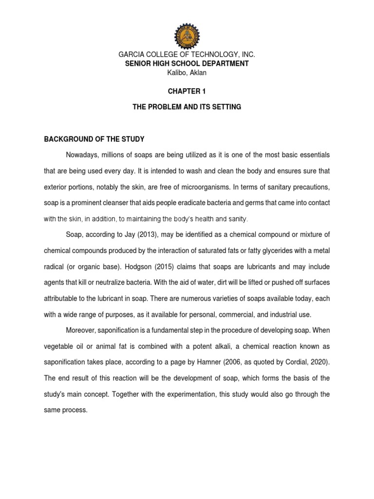 Capstone Chapter 1 Soap | Download Free PDF | Soap | Orange (Fruit)