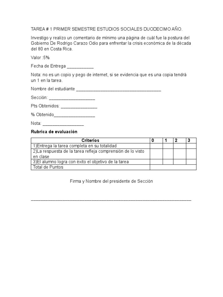 TAREA 1 estudios sociales duodecimo.pdf | PDF