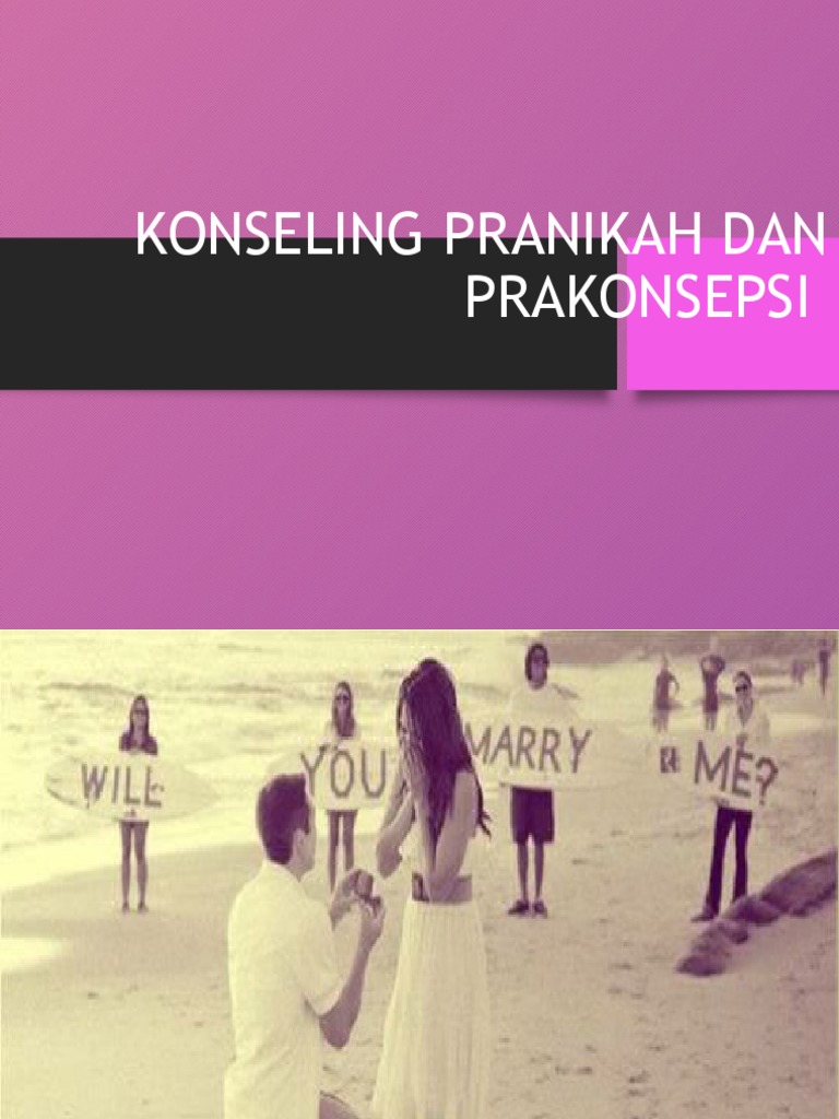 Konseling Pranikah Dan Prakonsepsi | PDF