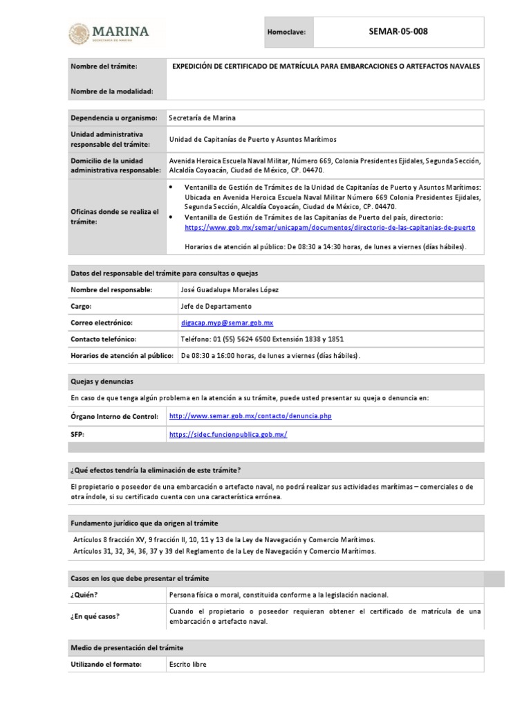 Semar 05 008 | PDF | México | Justicia