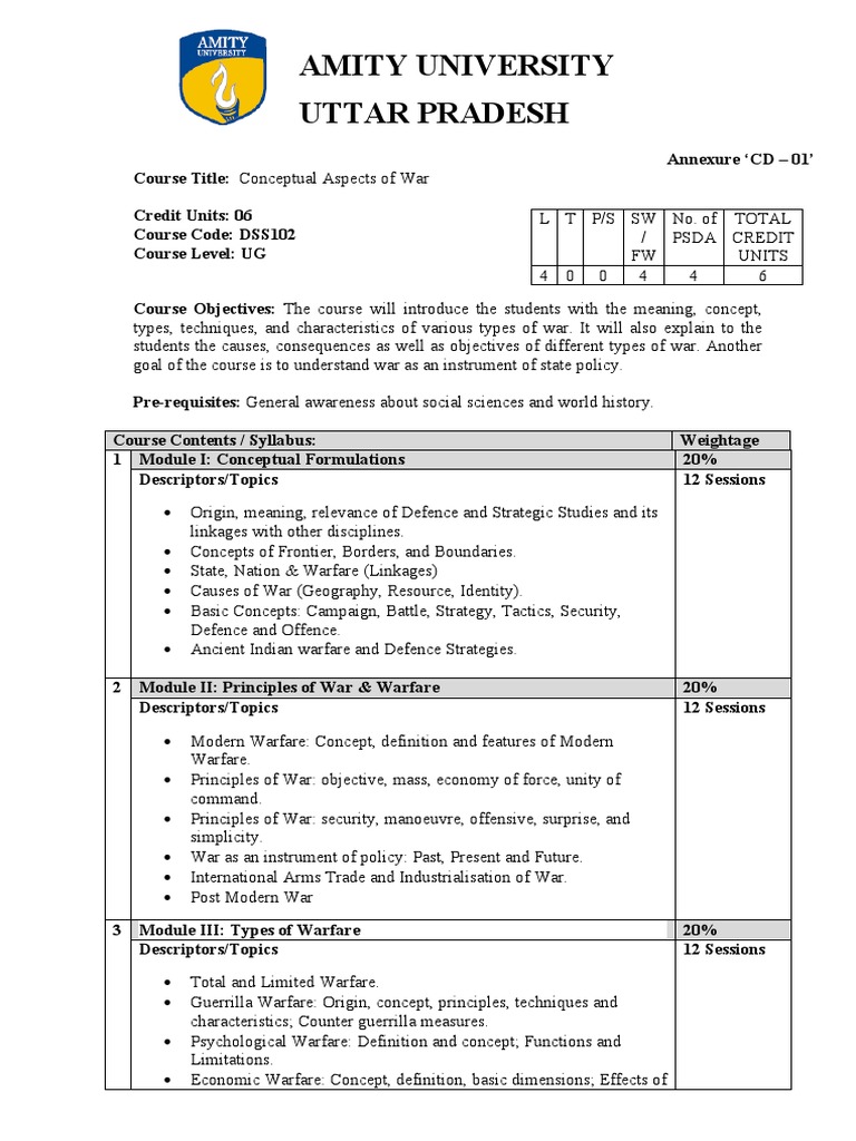 Defense and Strategic Studies | PDF | Military | Concept