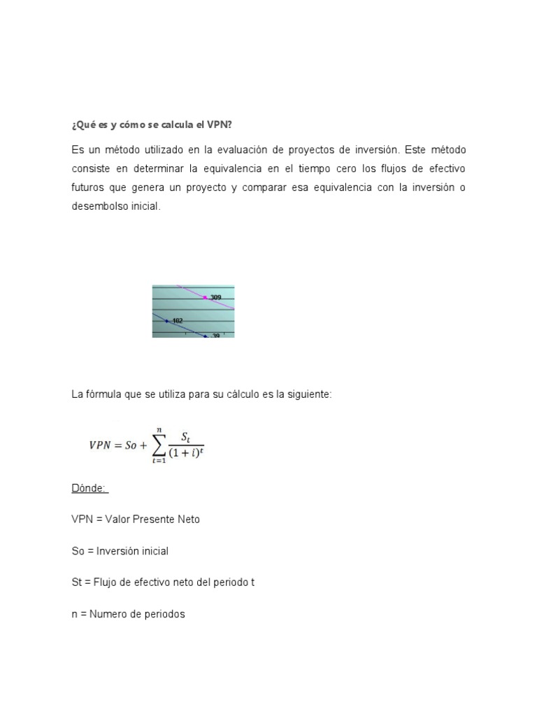 Qué Es y Cómo Se Calcula El VPN | PDF | Valor presente neto | Economias