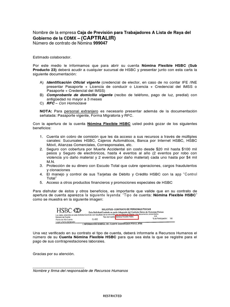 Carta de Apertura de Sucursal - CAPTRALIR | PDF Carta de Apertura de Sucursal - CAPTRALIR | PDF