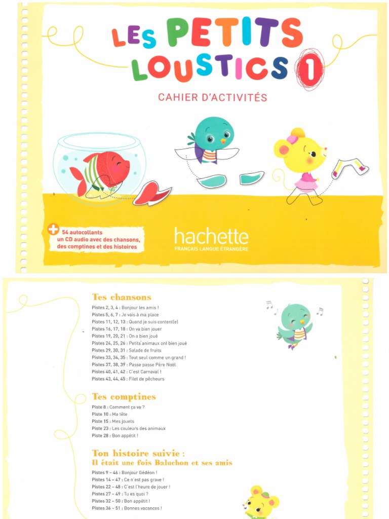 Les Petits Loustics 1 - Cahier D'activites - CD Audio PDF | PDF