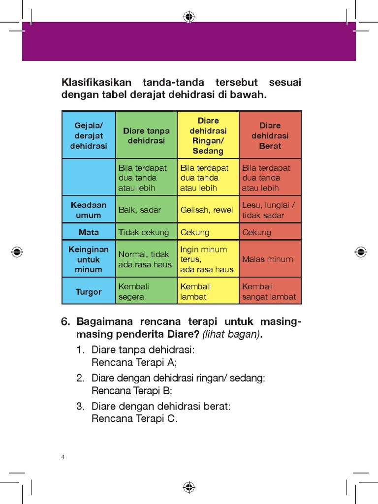 Tatalaksana Diare dan Dehidrasi Anak | PDF