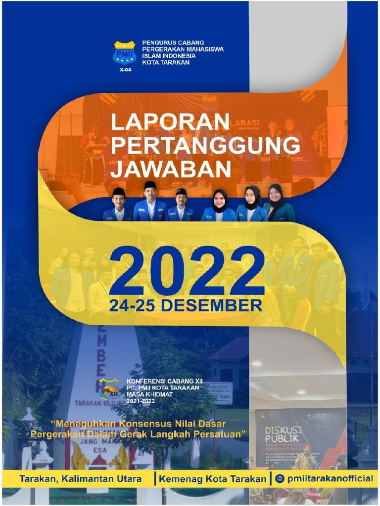 LPJ PC PMII Kota Tarakan 2021-2022 PDF | PDF