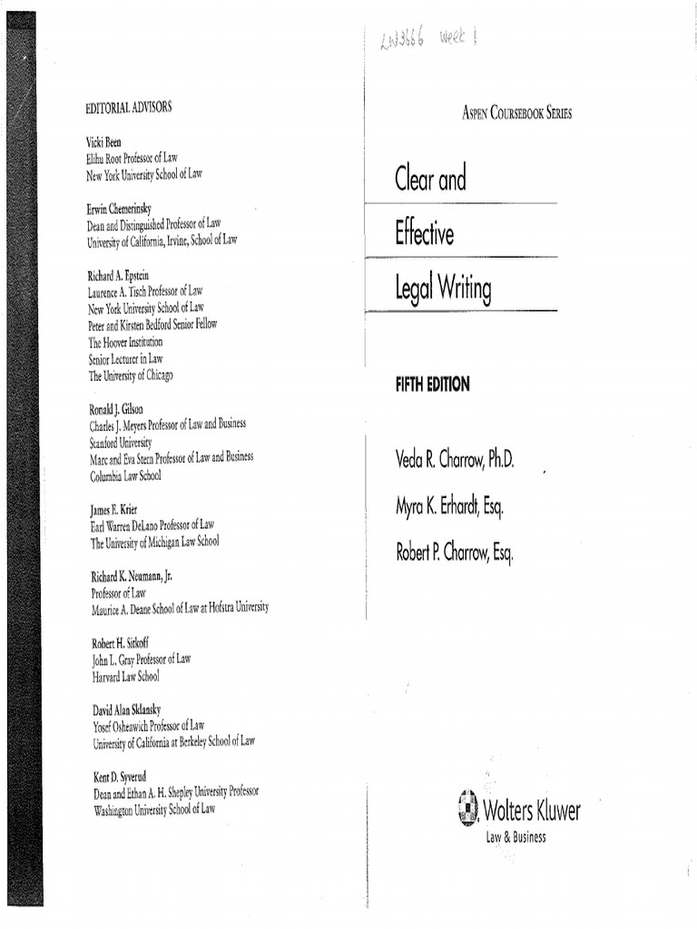 Charrow Et Al. Chs 2 10 | PDF