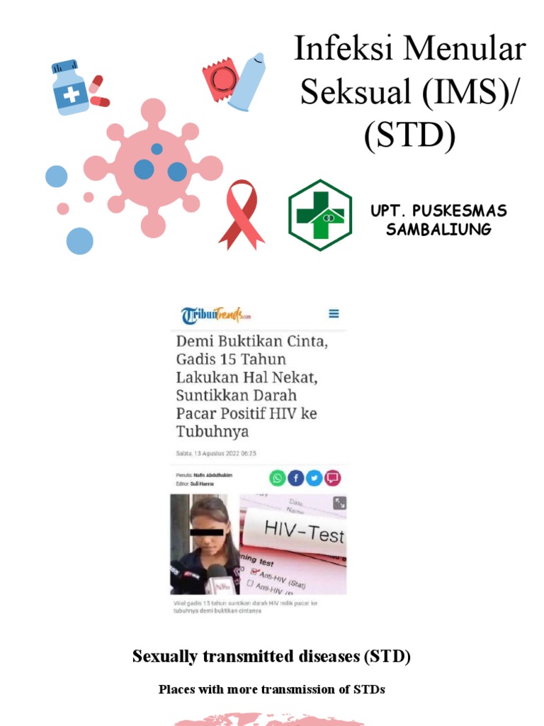 Sexually Transmitted Diseases (STD) Infographics by Slidesgo | PDF