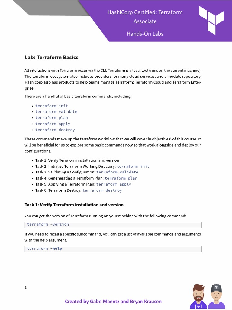 2a-Terraform Basics | PDF | String (Computer Science) | Systems Engineering 2a-Terraform Basics | PDF | String (Computer Science) | Systems Engineering
