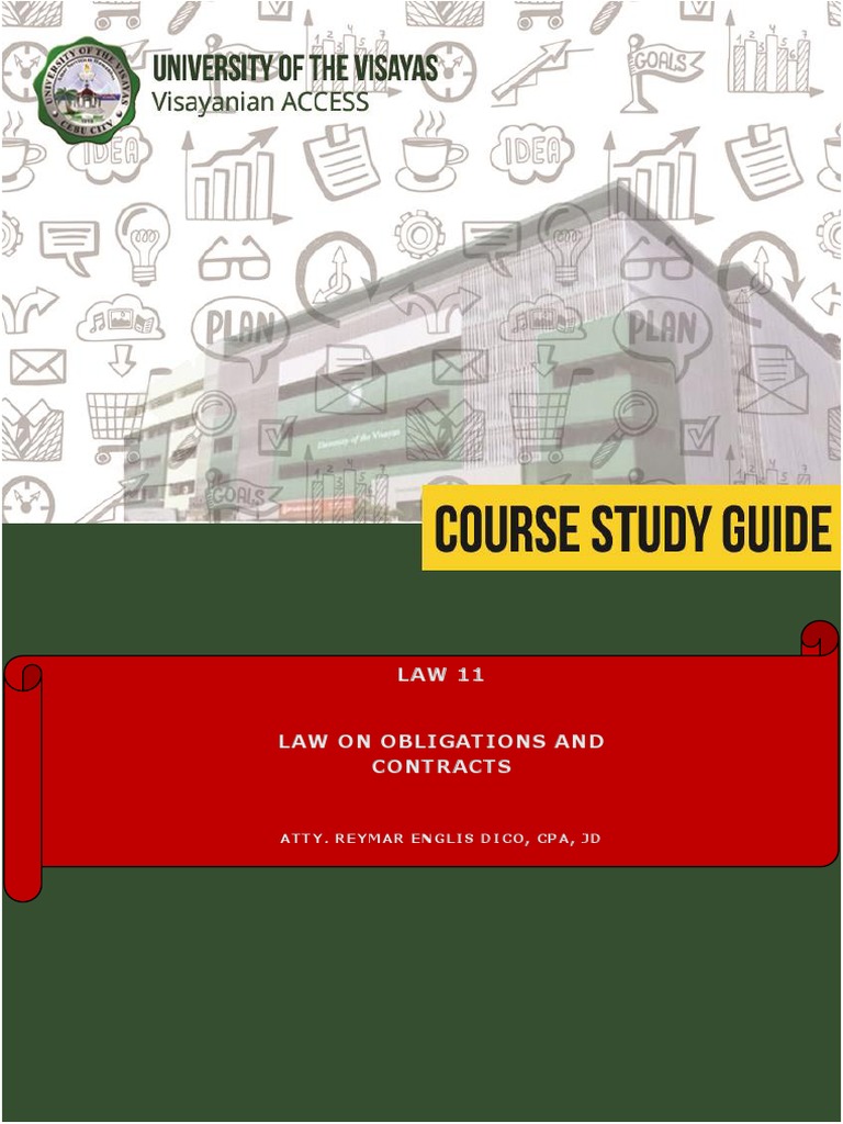 Law 11 Law On Obligations And Contracts Pdf Learning Online And