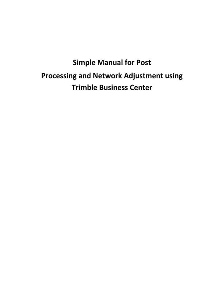 8.2 TBC Post Processing Procedure PDF | PDF | Computer File | Computing