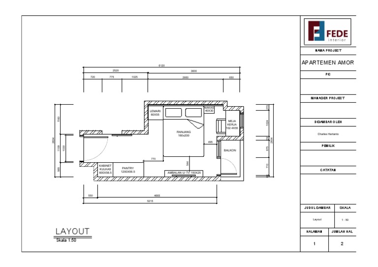 Layout Apartement Amor Alt2 | PDF