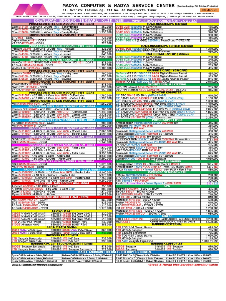 Pricelist-Peripheral---Printer---Networking---Alat-Kantor-Kasir---5 ...
