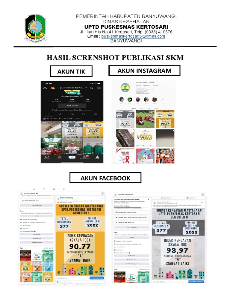 Hasil Publikasi SKM Di Medsos PDF | PDF