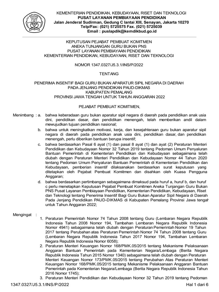 Antun-Ins-1347.0327 - J5.3.1 - Ins - P - 2022 TK PDF | PDF