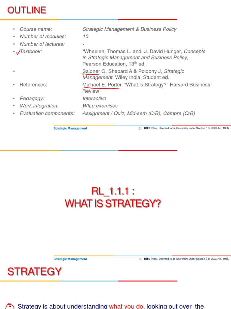 Strategic Management PDF | PDF | Strategic Management | Strategic Planning