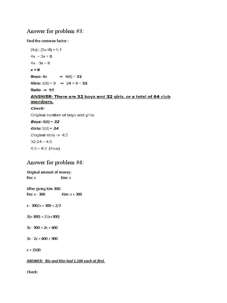 Math Challenge | PDF