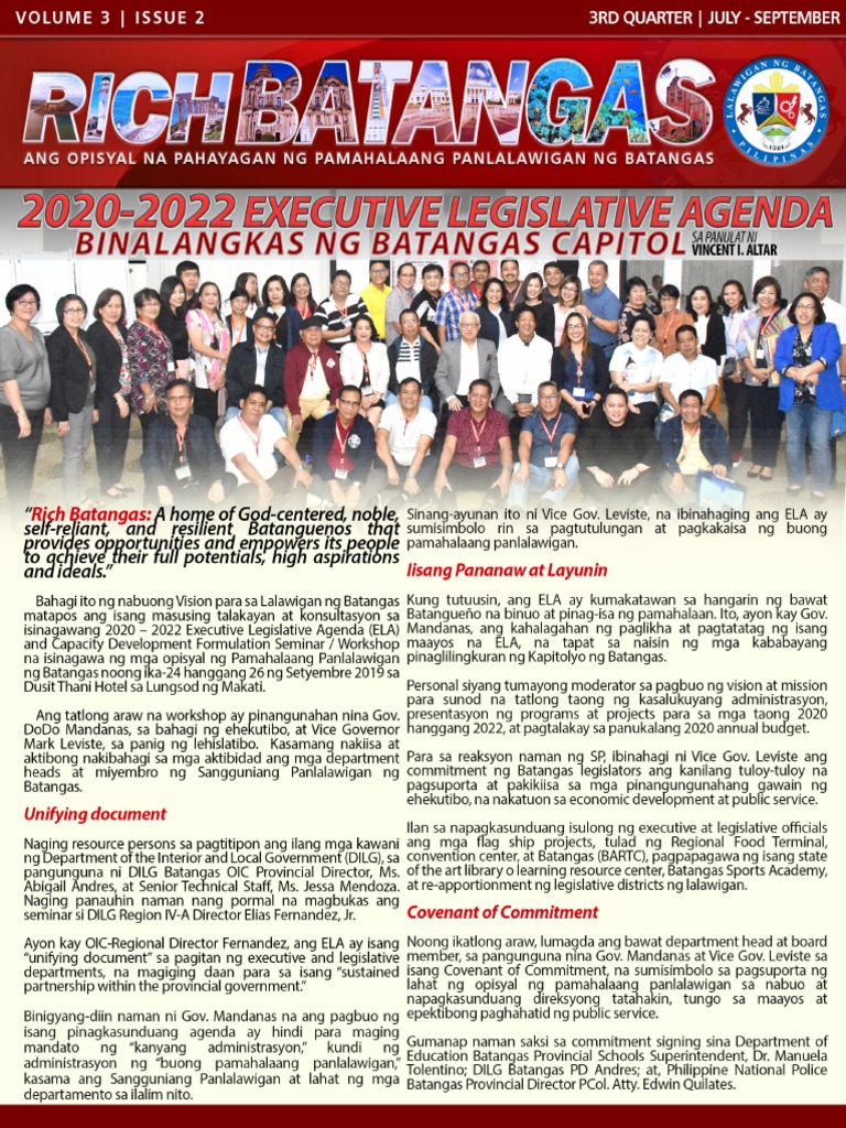 Rich Batangas 2019 (3Q) | PDF