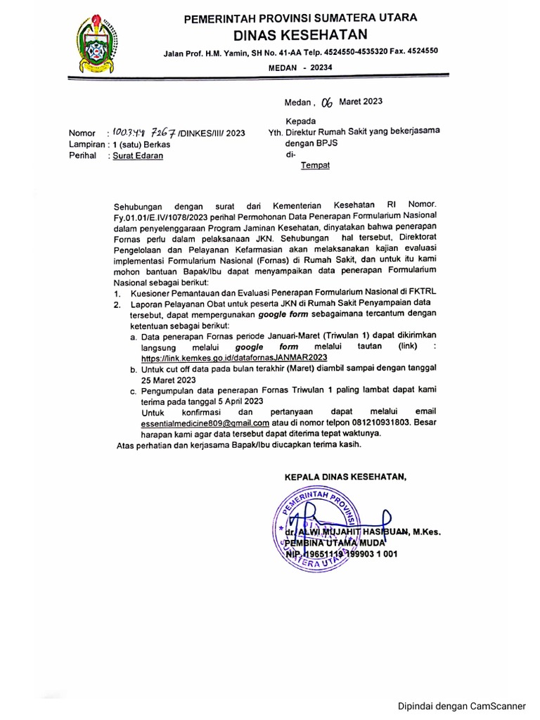 Surat Edaran NIE PDF | PDF