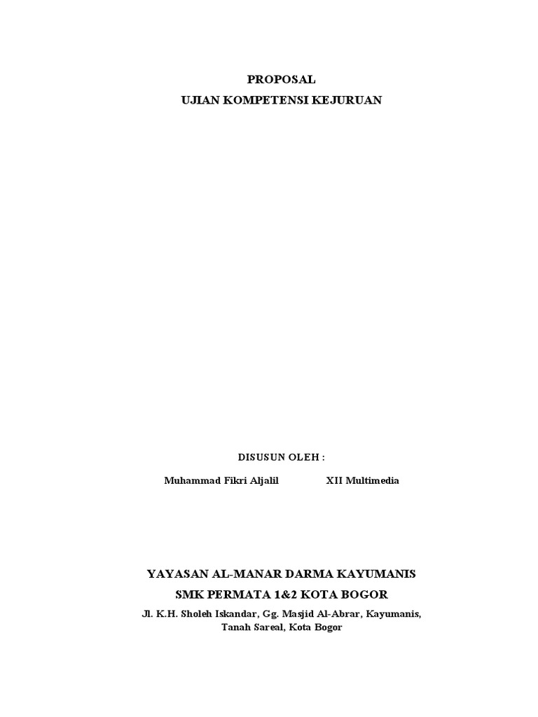 Proposal Desain Grafis Percetakan UKK | PDF