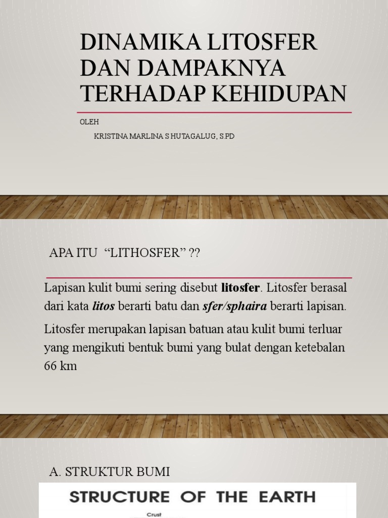 Dinamika Litosfer Dan Dampaknya Terhadap Kehidupan | PDF