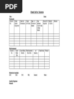 Checklist For Brickwork | PDF | Brick | Masonry