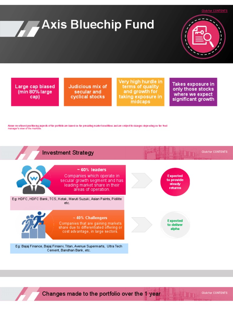Axis Bluechip Fund Attribution Analysis PDF | PDF | Economy Of India ...