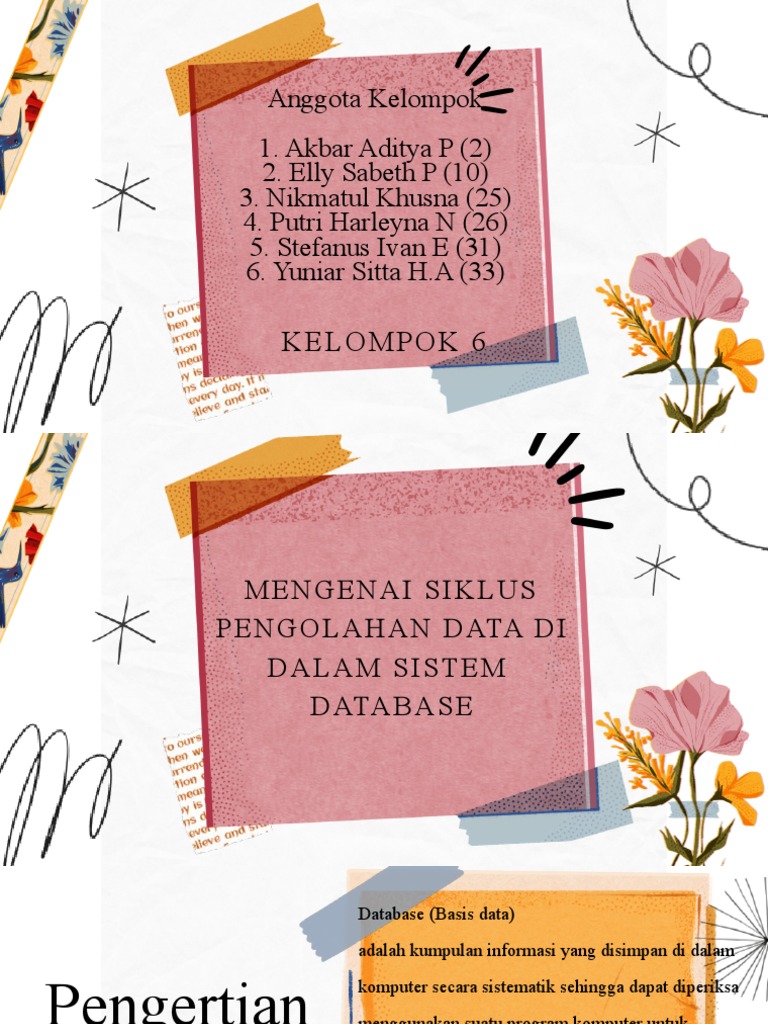 Tik Kel.6 Pengolahan Database | PDF