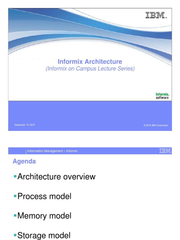 Informix Architecture | PDF | Thread (Computing) | Databases