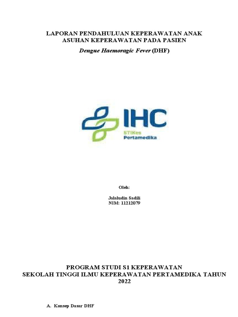 Laporan Pendahuluan Keperawatan Anak | PDF