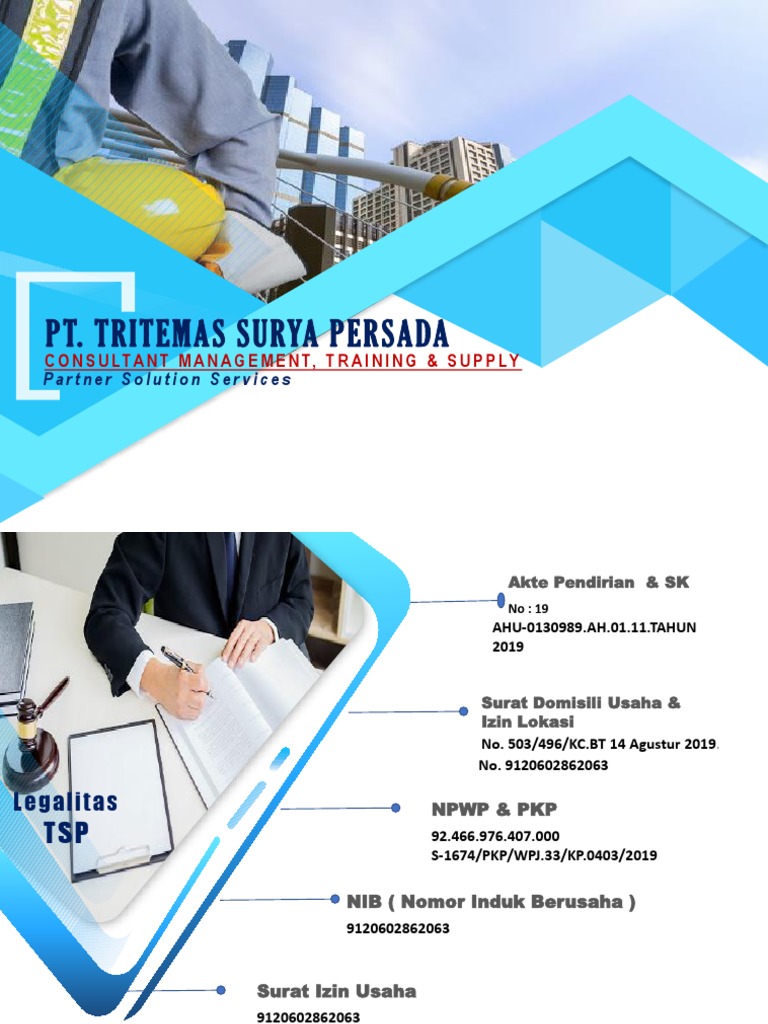 Compro Pt. Tritemas Surya Persada | PDF